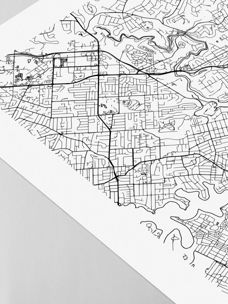 Sydney Map Poster - Milly Studio